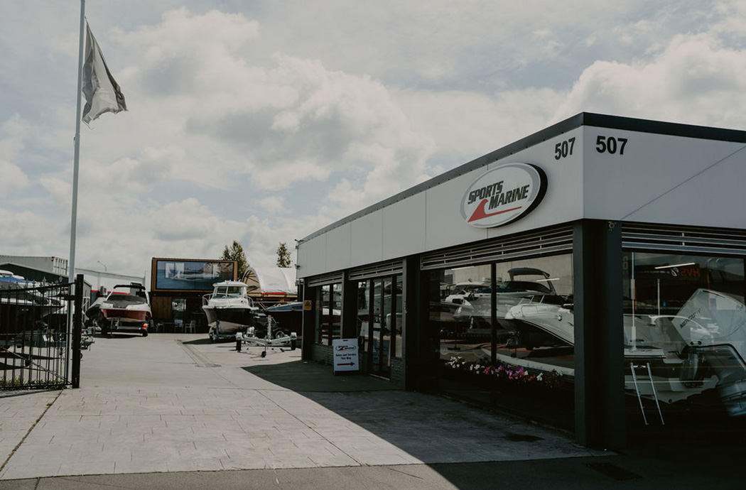 Sports marine store